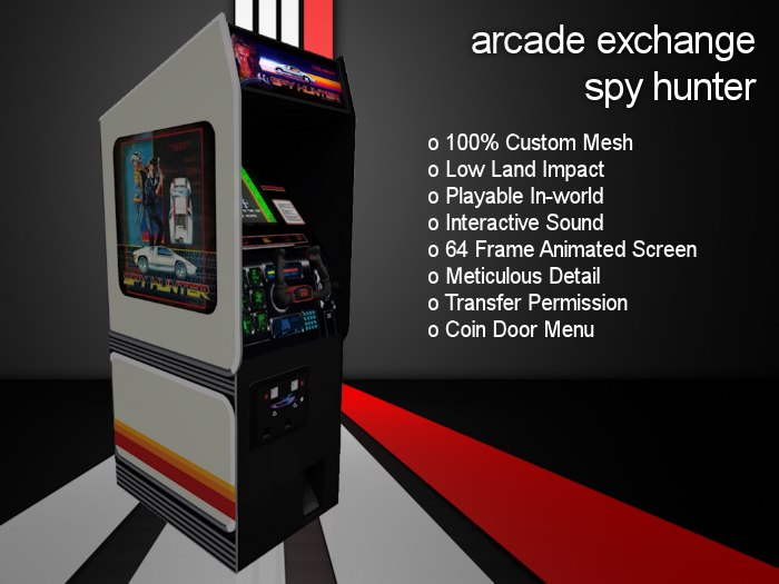 Second Life Marketplace - [AMG] Arcade Exchange - Spy Hunter